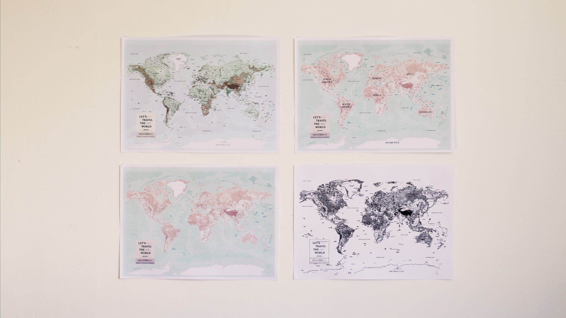 Download and print for free the 5 best physical world maps to print ...